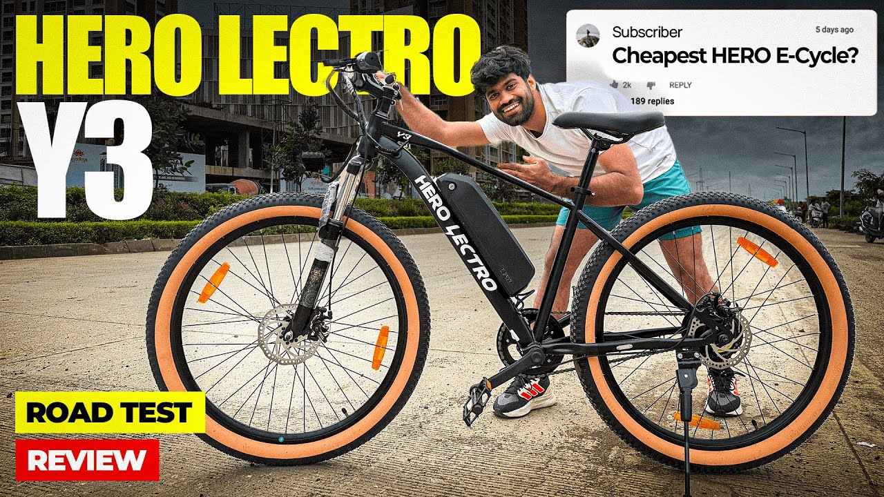 Cheapest Hero Electric Cycle ? | Hero Lectro Y3 Review - YouTube