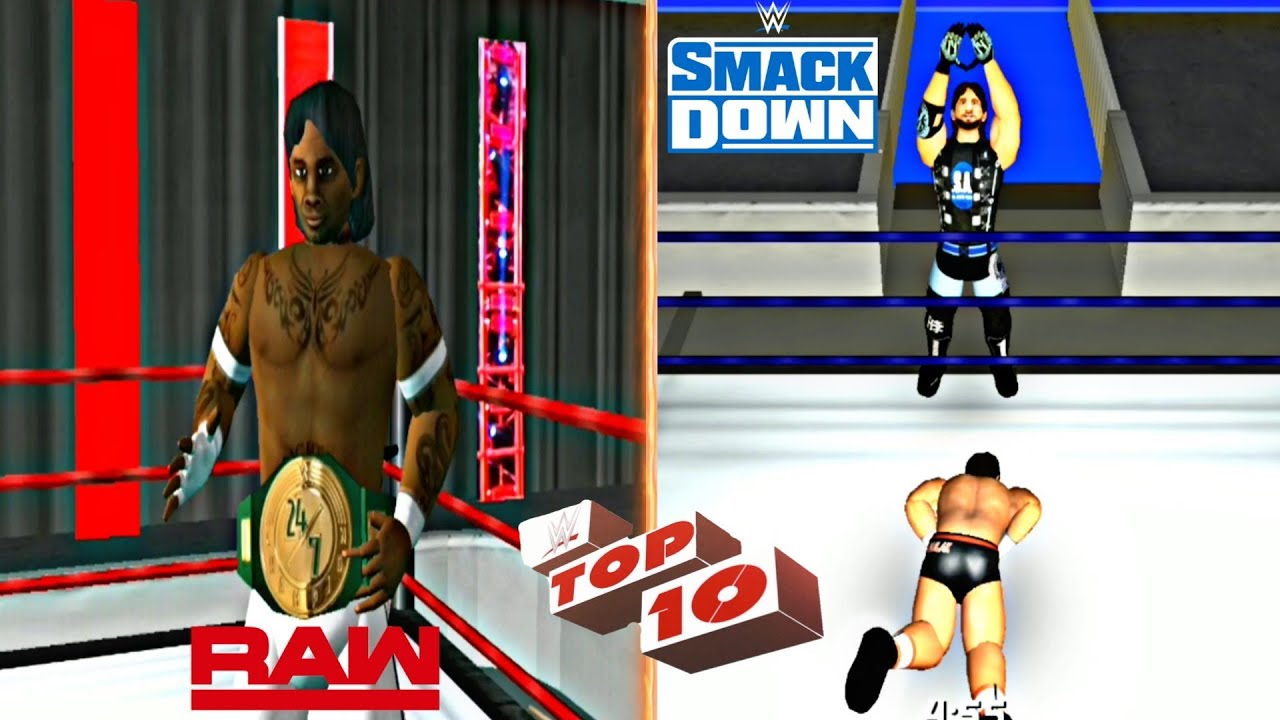 WR3D 2K20-RAW+Friday Night Smackdown Top 10 Moments - YouTube