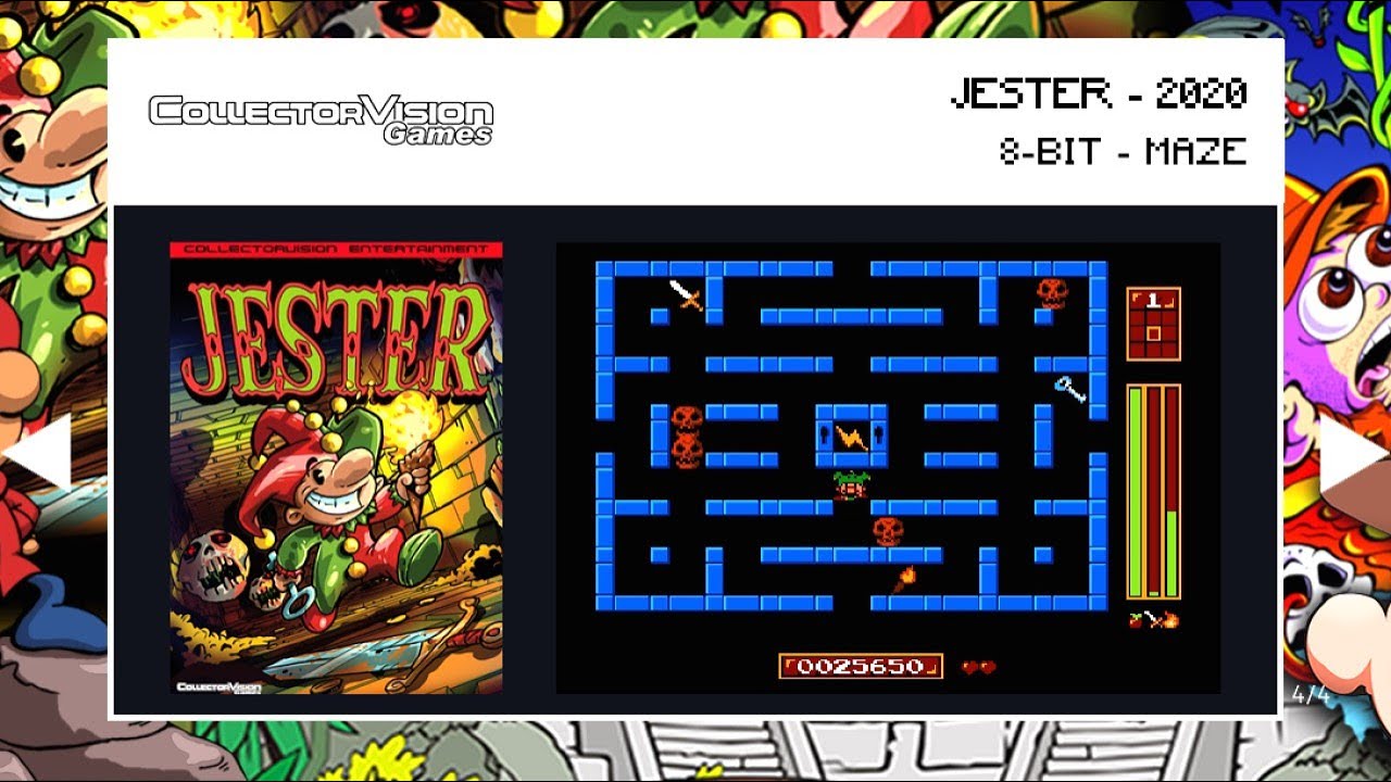 Jester | Sydney Hunter Collection | Game 4 of 4 | Evercade Handheld ...