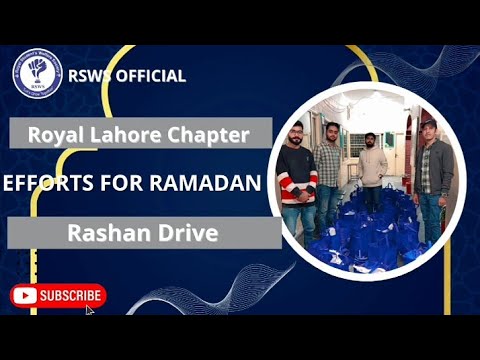 Royal Lahore Chapter Ramadan rashan drive 2k25 || Efforts For Ramadan ...