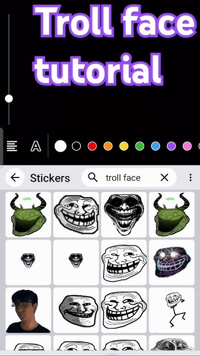 Troll face tutorial - YouTube