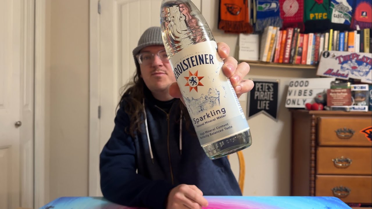 Gerolsteiner German sparkling natural mineral water review - YouTube