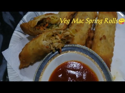 Veg Mac Spring Rolls | Spring rolls by Homemade Roll Patti | Unique ...