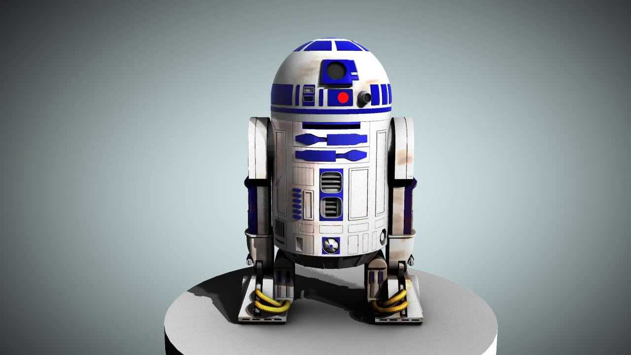 R2D2 Render - YouTube