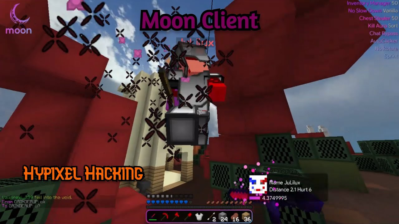 Hacking On Hypixel w/ Moon Client | Best Hypixel Client? [Hypixel ...