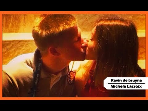 Kevin de bruyne and Michele Lacroix romantic moment