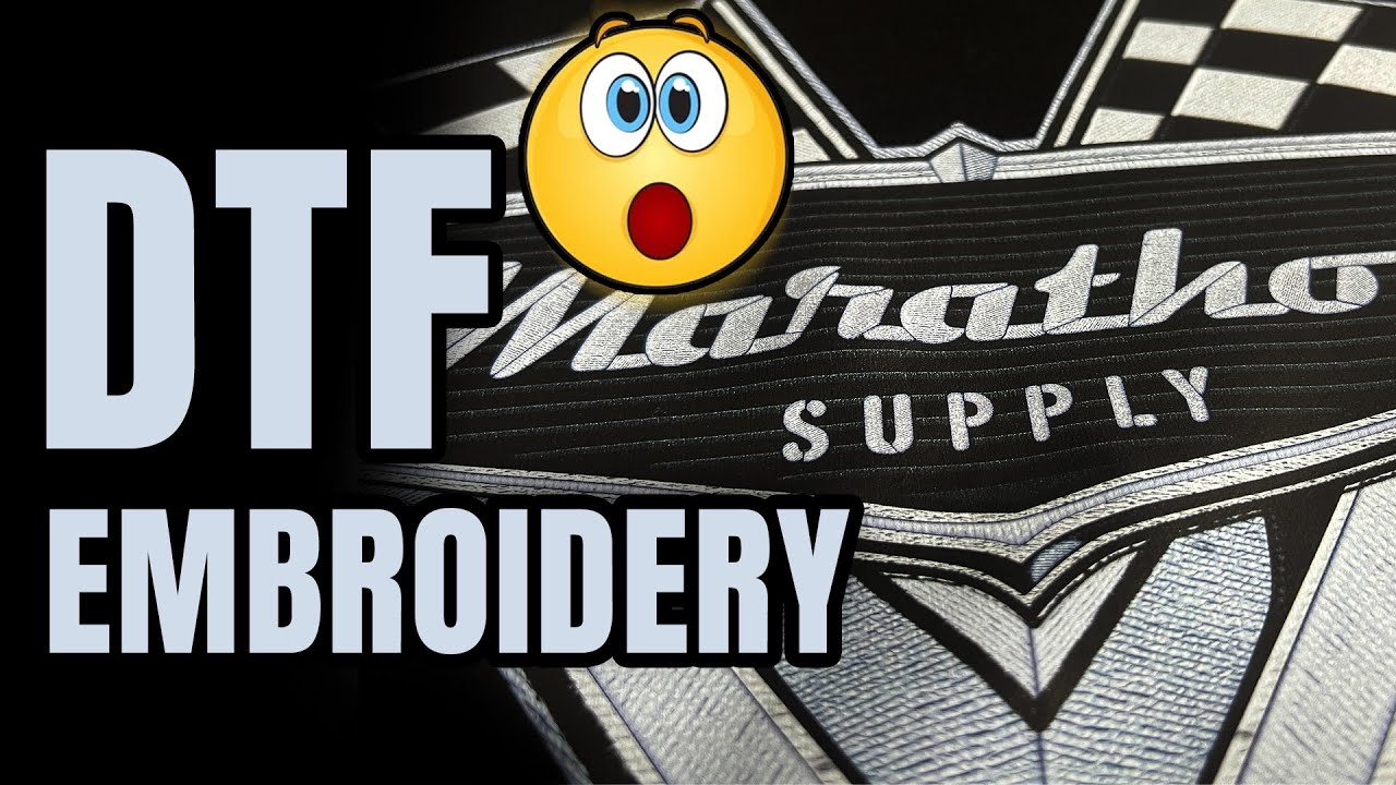 DTF Printings Latest Trend… Faux Embroidery! 🤔🤗 (@Marathon.Supply ...