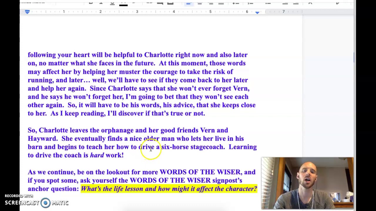 Words of the Wiser Signpost Example - YouTube