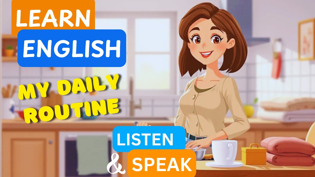 my daily English routıne vocabulary | English vocabulary through ...
