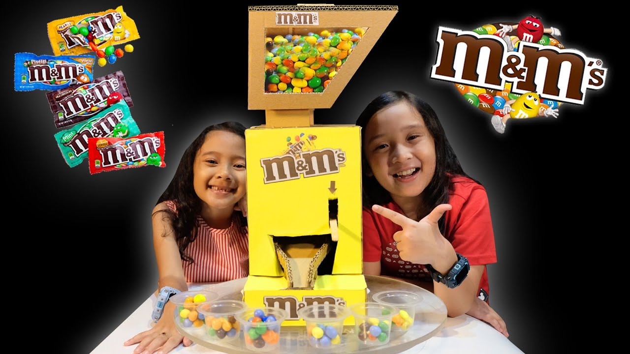 How To Make DIY M&M Dispenser Vending Machine - YouTube