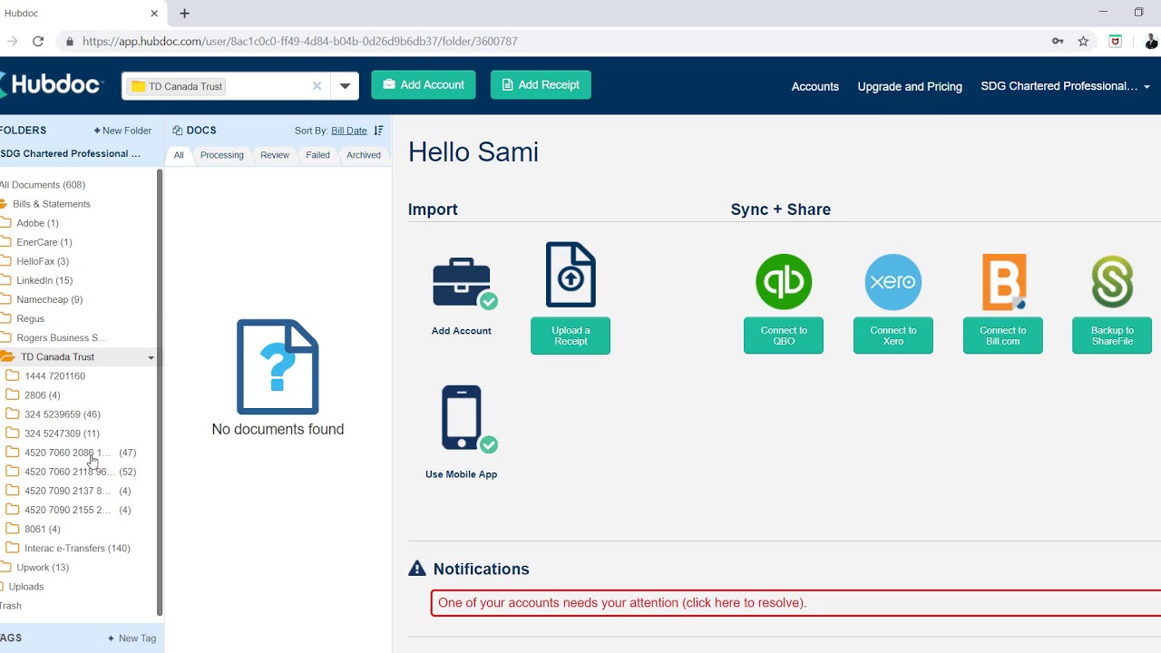 How to Share Banking Information using Hubdoc or Google Drive [Tutorial ...