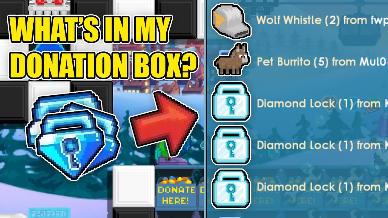 BRINGING IT BACK? What's in my donation box? | Growtopia 2024 | - YouTube