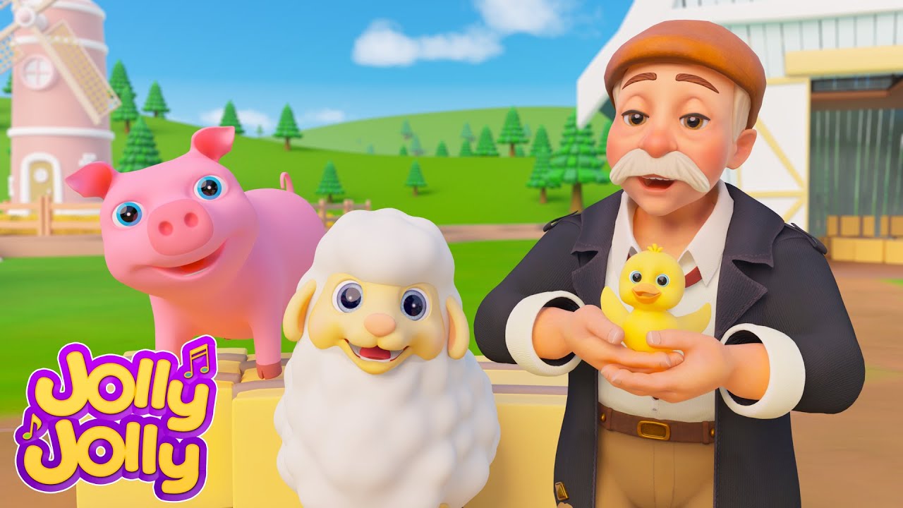 Old MacDonald had a farm + More - Best Farm Songs | Jolly Jolly - Learn ...