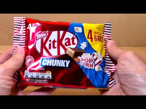 Nestle Kit Kat Chunky Salted Caramel Pop Corn Flavour - Random Reviews ...