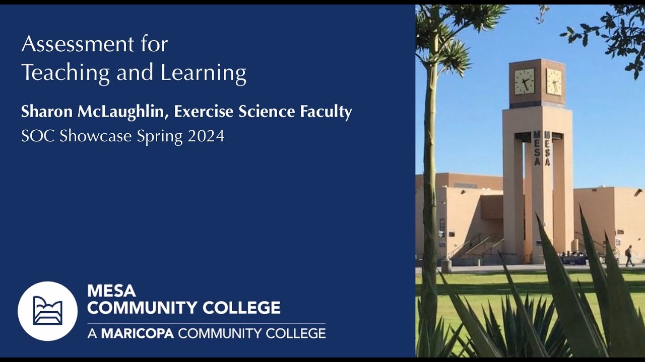13 Assessment for Teaching and Learning: Sharon McLaughlin, Exercise ...