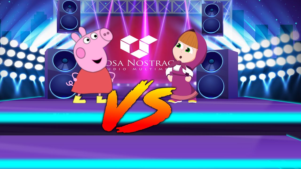 Masha vs Peppa - BATALLA DE RAP - YouTube