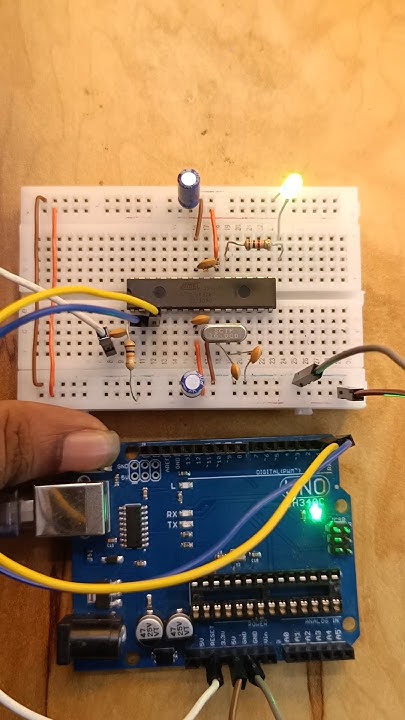 Smart start|Atmega 328 microcontroller circuit #shortvideo #atmega328p ...
