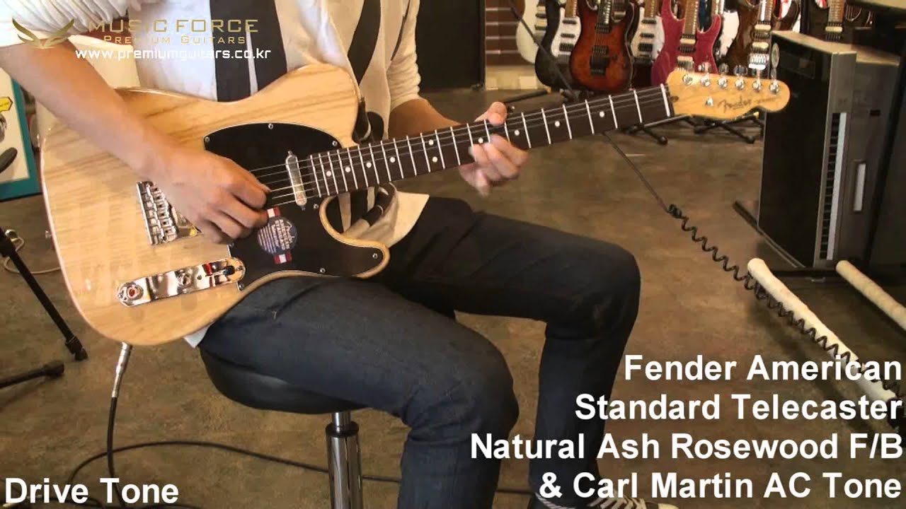 Fender American Standard Telecaster Natural Ash Rosewood F/B Demo by ...