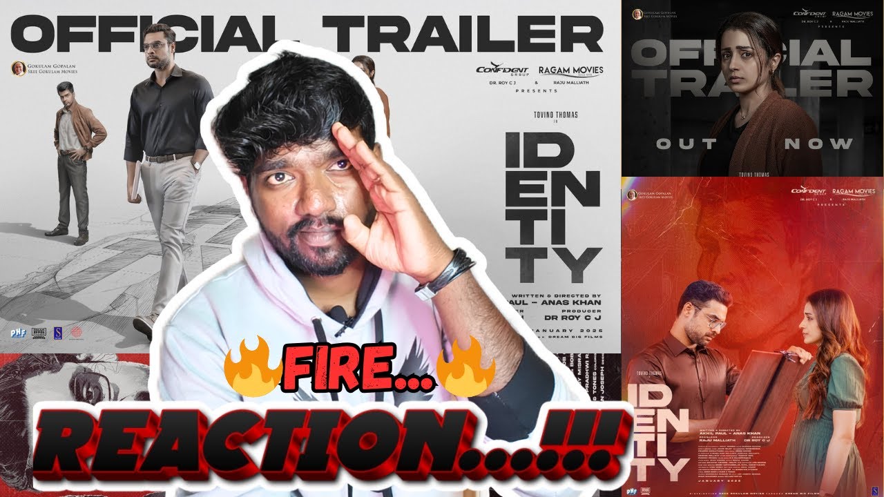 IDENTITY Trailer | REACTION { Vera Levelllll...!!! } Tovino Thomas | FILMY DECODING STUDIO - YouTube
