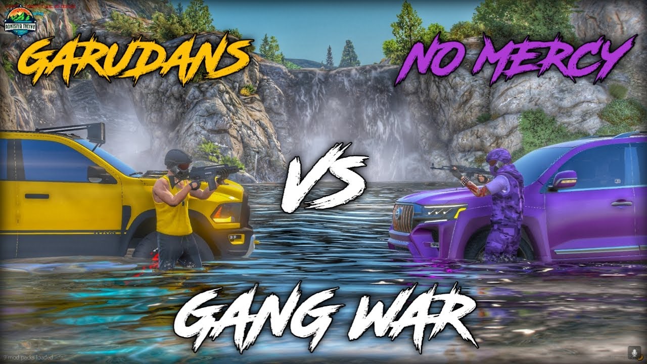 X ROWDY | No Mercy vs Garudans | 3rd Gang War | NO MERCY GANG RP😈| GTA ...