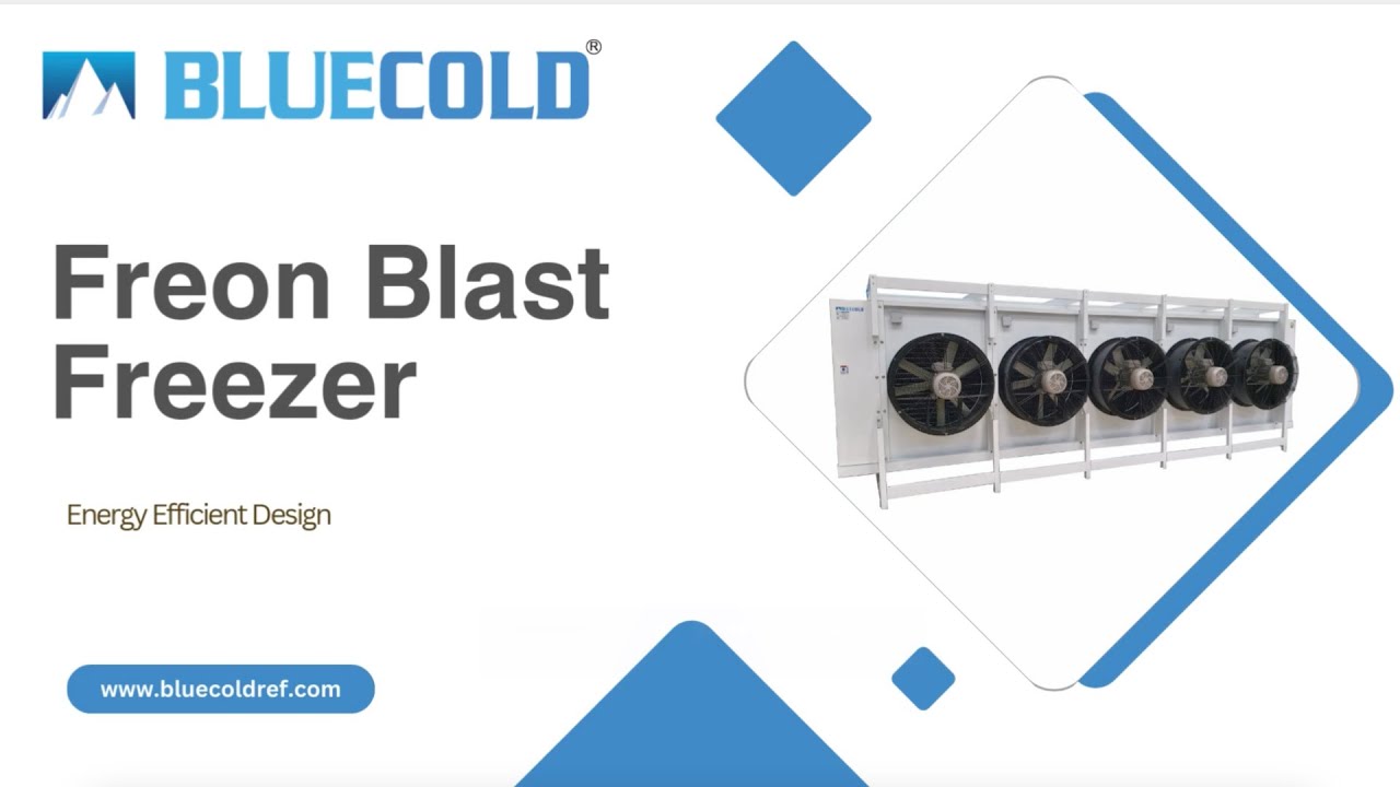 Blue Cold Freon Blast Freezer - Features - YouTube