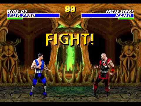 Mortal Kombat 3 - Sub-Zero (Sega Genesis) (By Sting) - YouTube