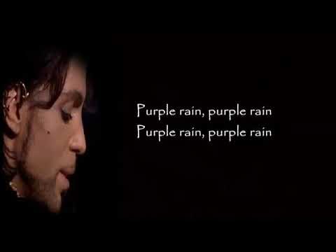 Prince Purple Rain Lyrics - YouTube