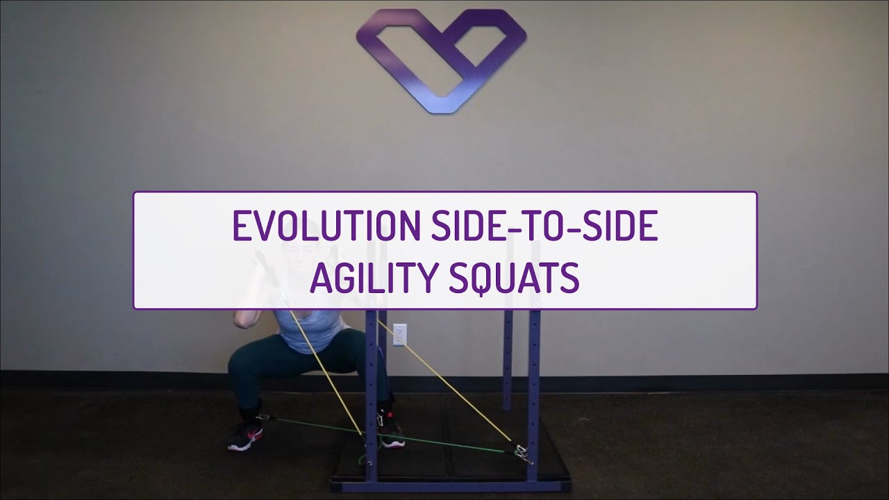 Home Exercises | Evolution Side-to-Side Agility Squats | Cardio ...