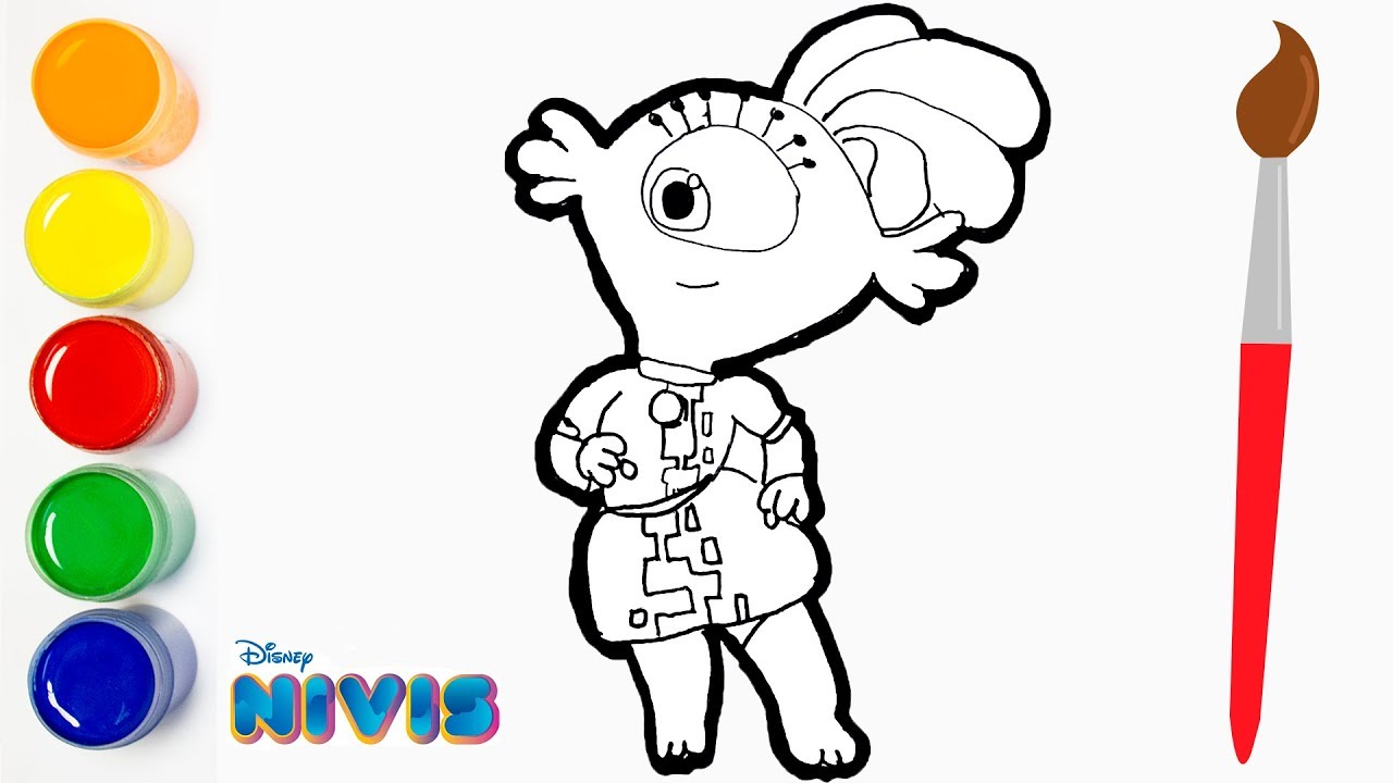 How to draw Nika the Nivis - Amigos de otro mundo - Como dibujar a Nika ...