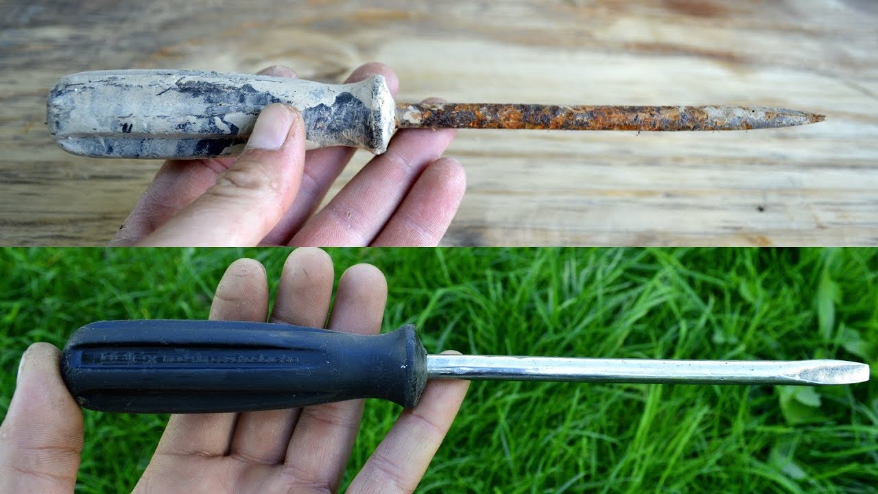 Old Screwdriver Restoration Made In Czechoslovakia - YouTube