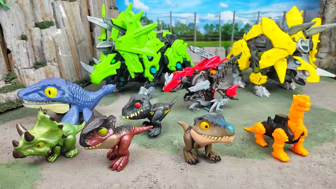 Jurassic World Unboxing Review Asmr Mamenchisaurus T-rex Carnotaurus ...