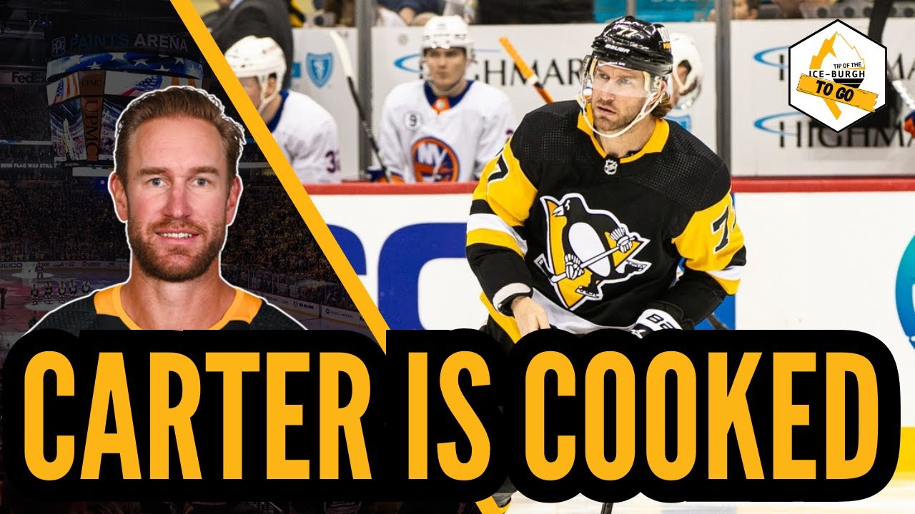 Penguins' RW Jeff Carter Is Completely Cooked - YouTube