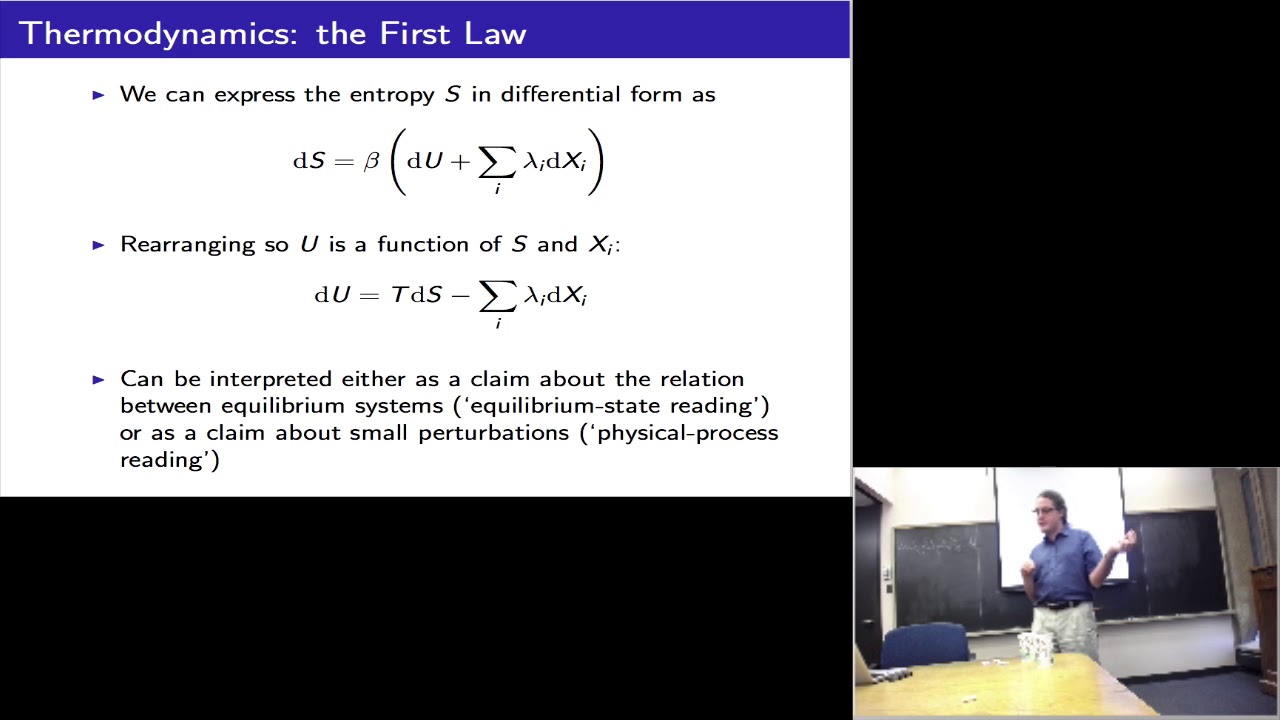 David Wallace (USC) - The Case for Black Hole Thermodynamics - YouTube