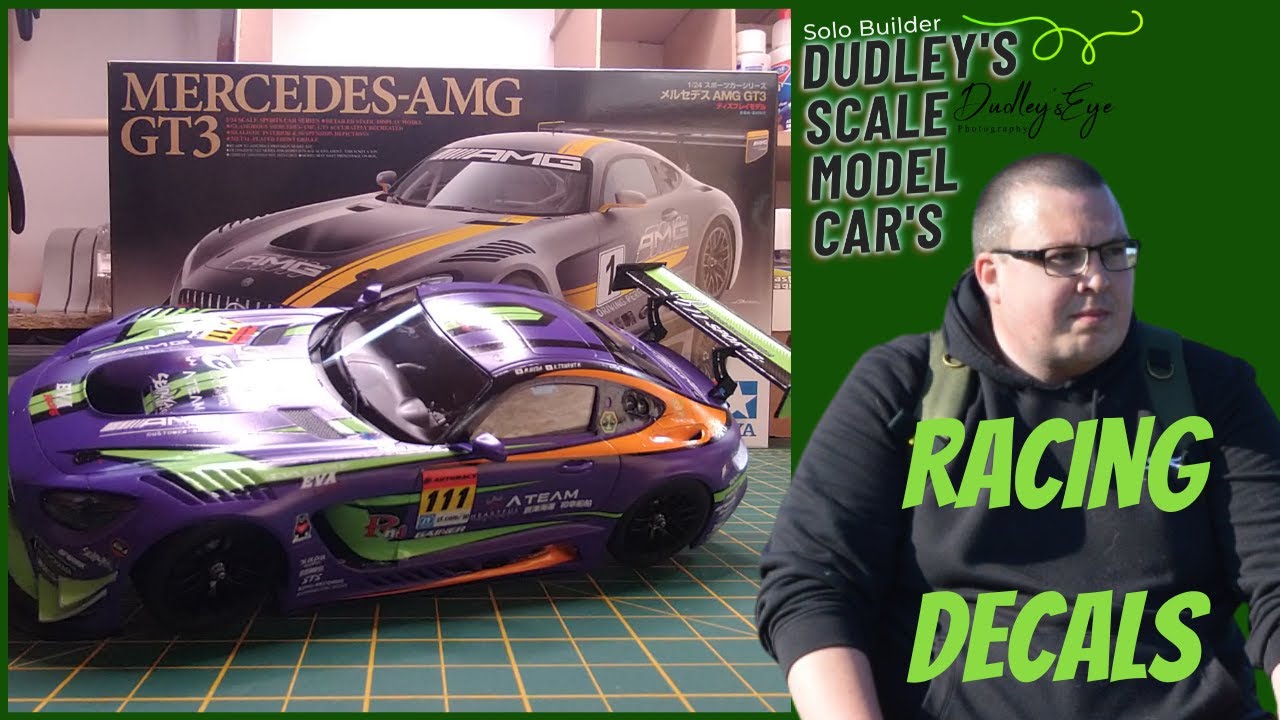 Tamiya - Mercedes AMG GT3 - Racing decals - YouTube