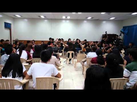 Harmonya: the String Ensemble of UPLB - Makita Kang Muli (January 2016 Orientation Performance)