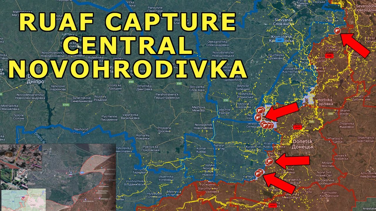 Russian Forces Capture Central Novohrodivka | Non-Stop-Advances | Kursk ...