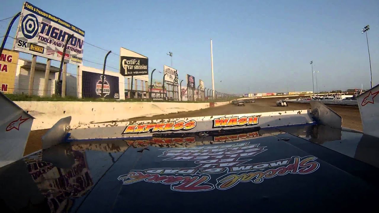 #64 Dusty Blake I80 Speedway 6 21 2013 Feature 1 - YouTube