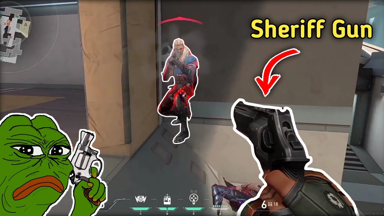 Only Sheriff Gun Challenge (Valorant) - YouTube