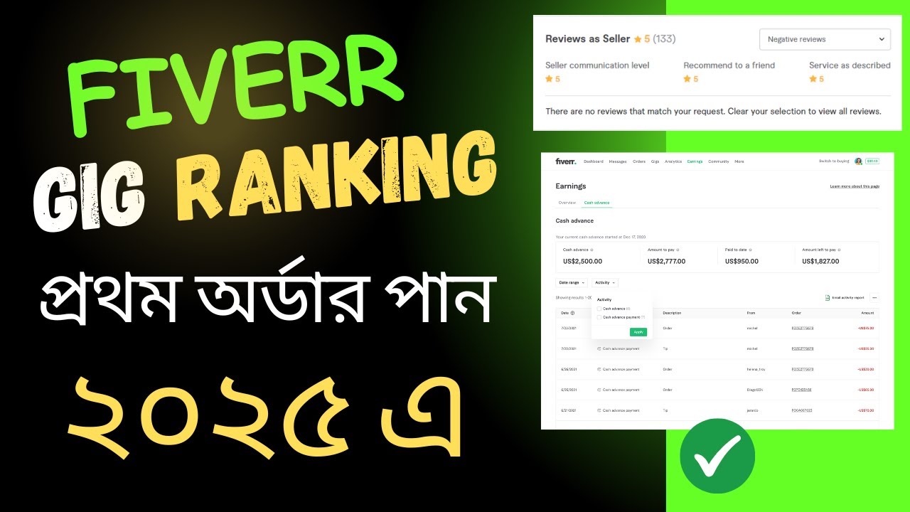 How to Rank Fiverr Gig Fast 2025 | 100% Working Method Bangla | - YouTube