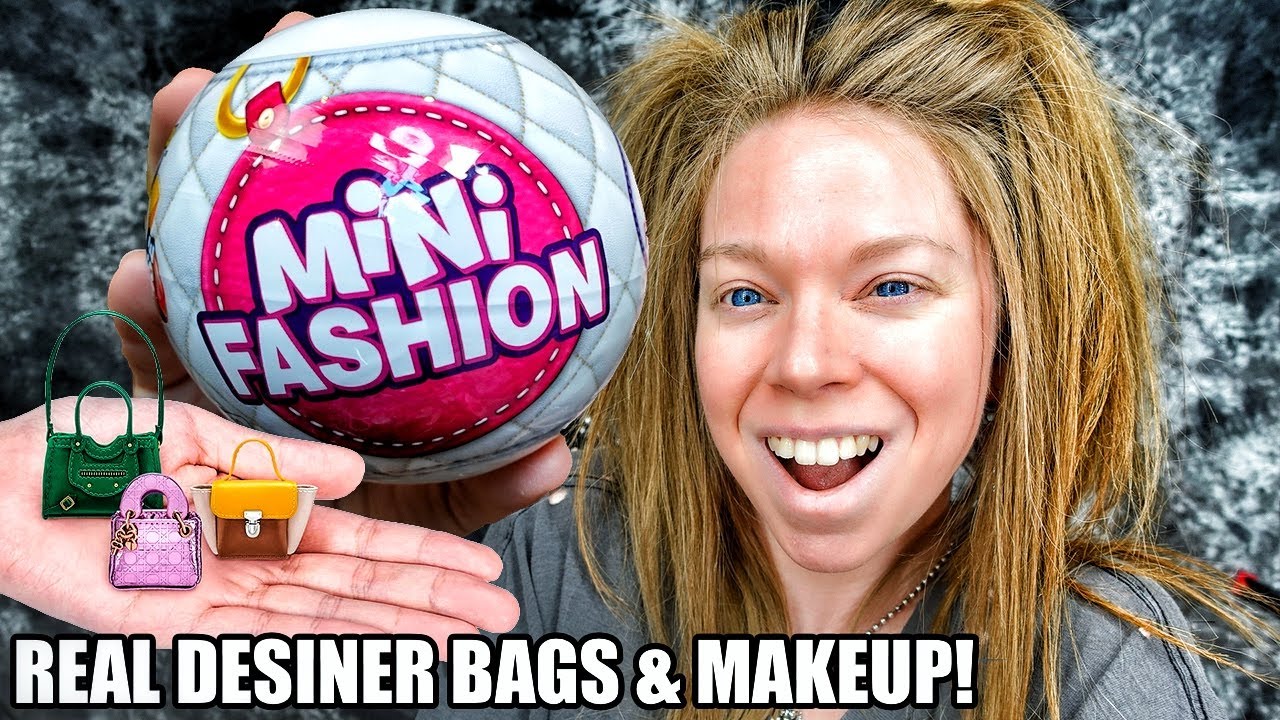 *NEW* Unboxing FASHION MINI BRANDS- TINY REAL Rare Designer Bags ...
