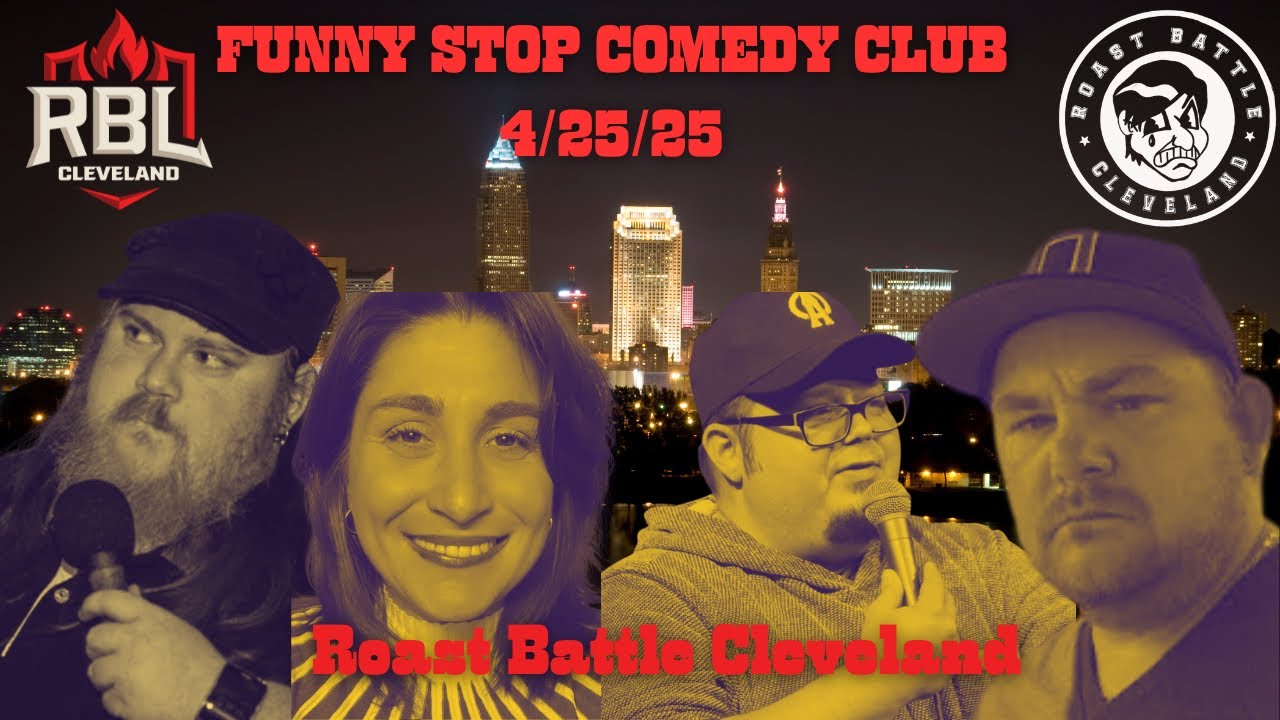 Roast Battle Cleveland At The Funny Stop Comedy Club 4/25/25 - YouTube