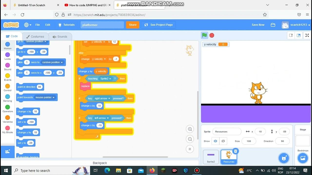how to make a platformer #1 basics - YouTube