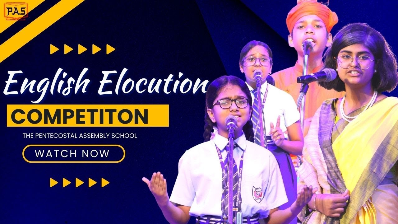 PAS l English Elocution Competition 2023 |Class VI-VIII|PASonline - YouTube