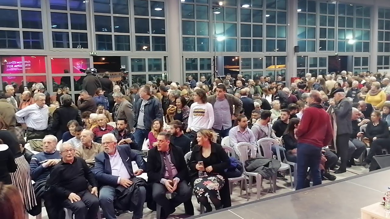 Πλήθος κόσμου στην ομιλία του Αλέξη Τσιπρα στον Πυργο - YouTube