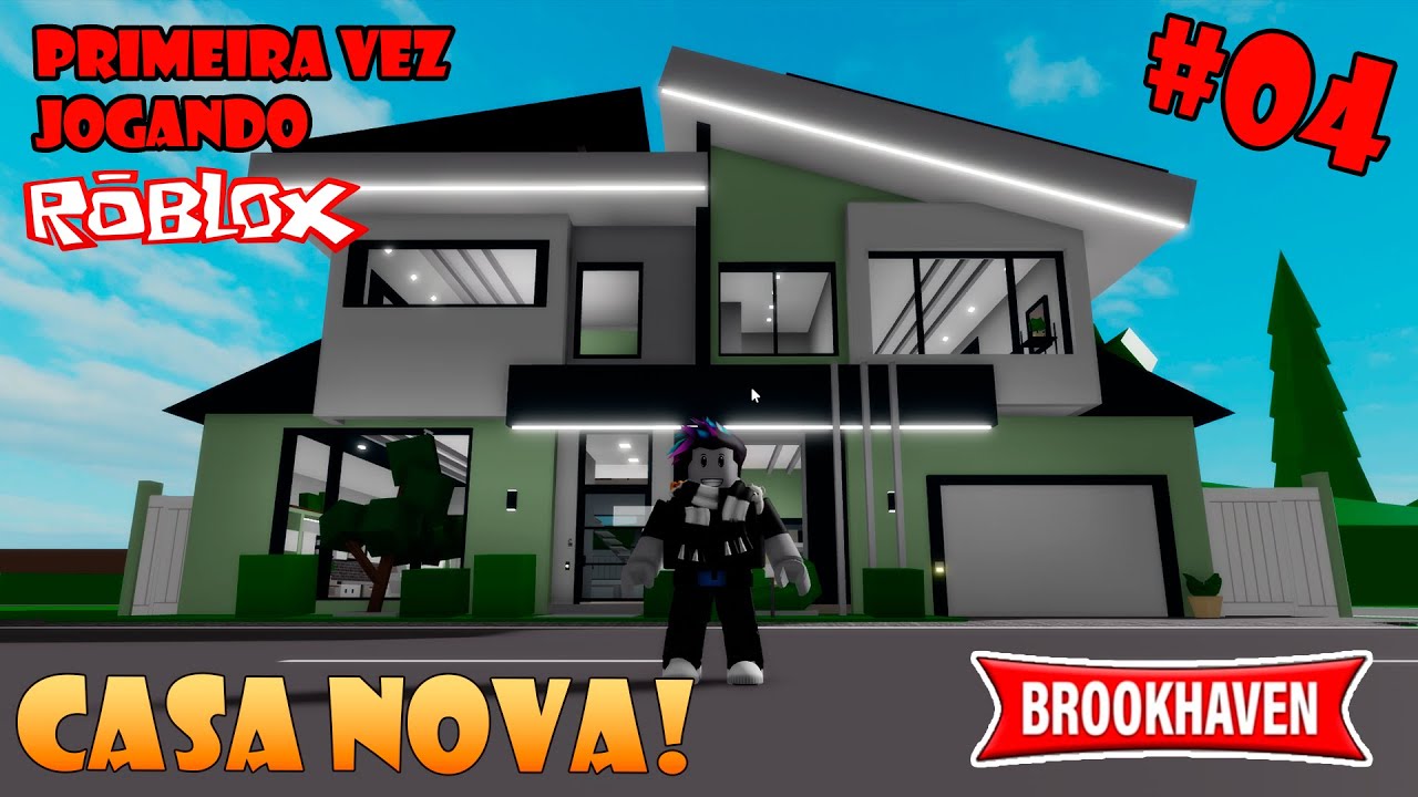 JOGANDO ROBLOX PELA PRIMEIRA VEZ | #04 CONSTRUINDO A CASA - YouTube
