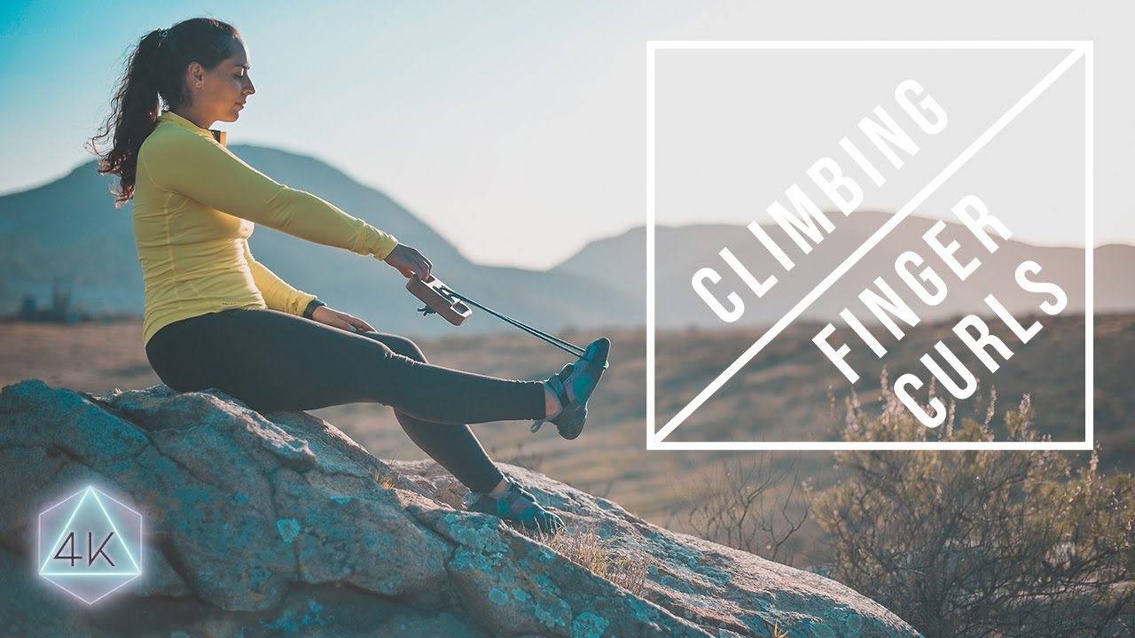 How To: Finger Curls to Build Rock Climbing Strength 4K | Quick Tips #6 ...