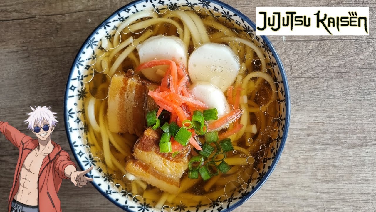 Okinawa soba from Jujutsu Kaisen | But easier | cooking anime food ...