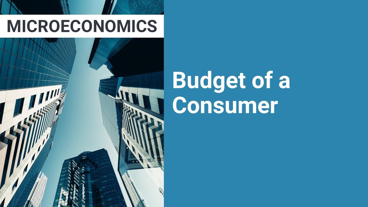 Budget of a Consumer || Microeconomics || Budget Line || Consumption ...