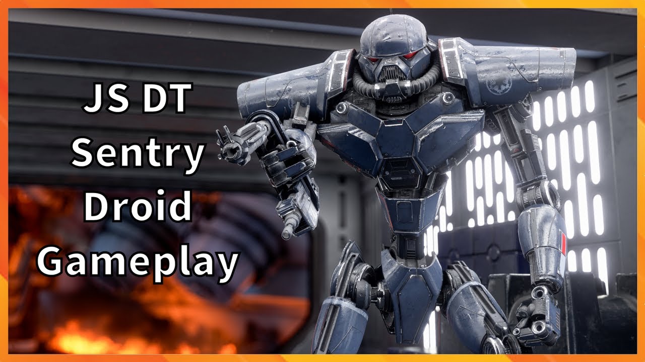 JS DT Sentry Droid Gameplay Star Wars Battlefront 2 - YouTube