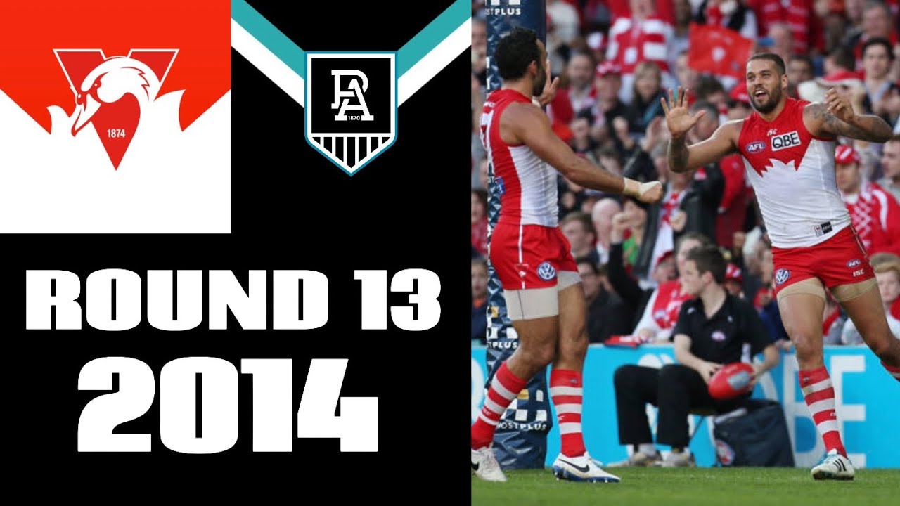 Sydney Swans VS Port Adelaide | Round 13, 2014 | Match Highlights - YouTube